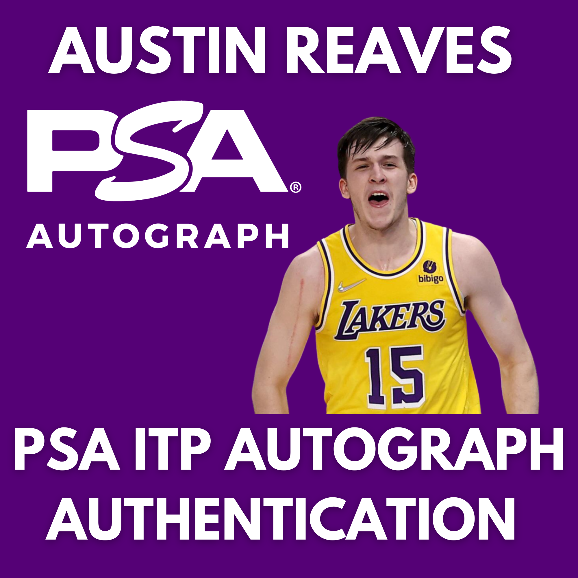 AUSTIN REAVES AUTOGRAPH PSA AUTOGRAPH AUTHENTICATION TICKET ...