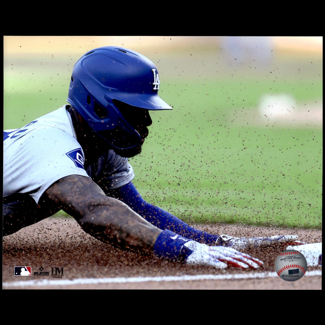 16X20 PHOTO MLB LICENSED JASON HEYWARD LOS ANGELES DODGERS SLIDING ...