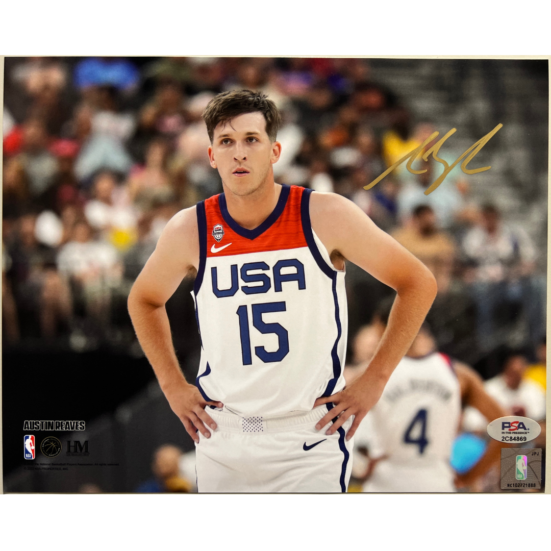 AUSTIN REAVES AUTOGRAPHED 8 X 10 PHOTO USA WORLD CUP 2023 PSA ITP LAKE ...