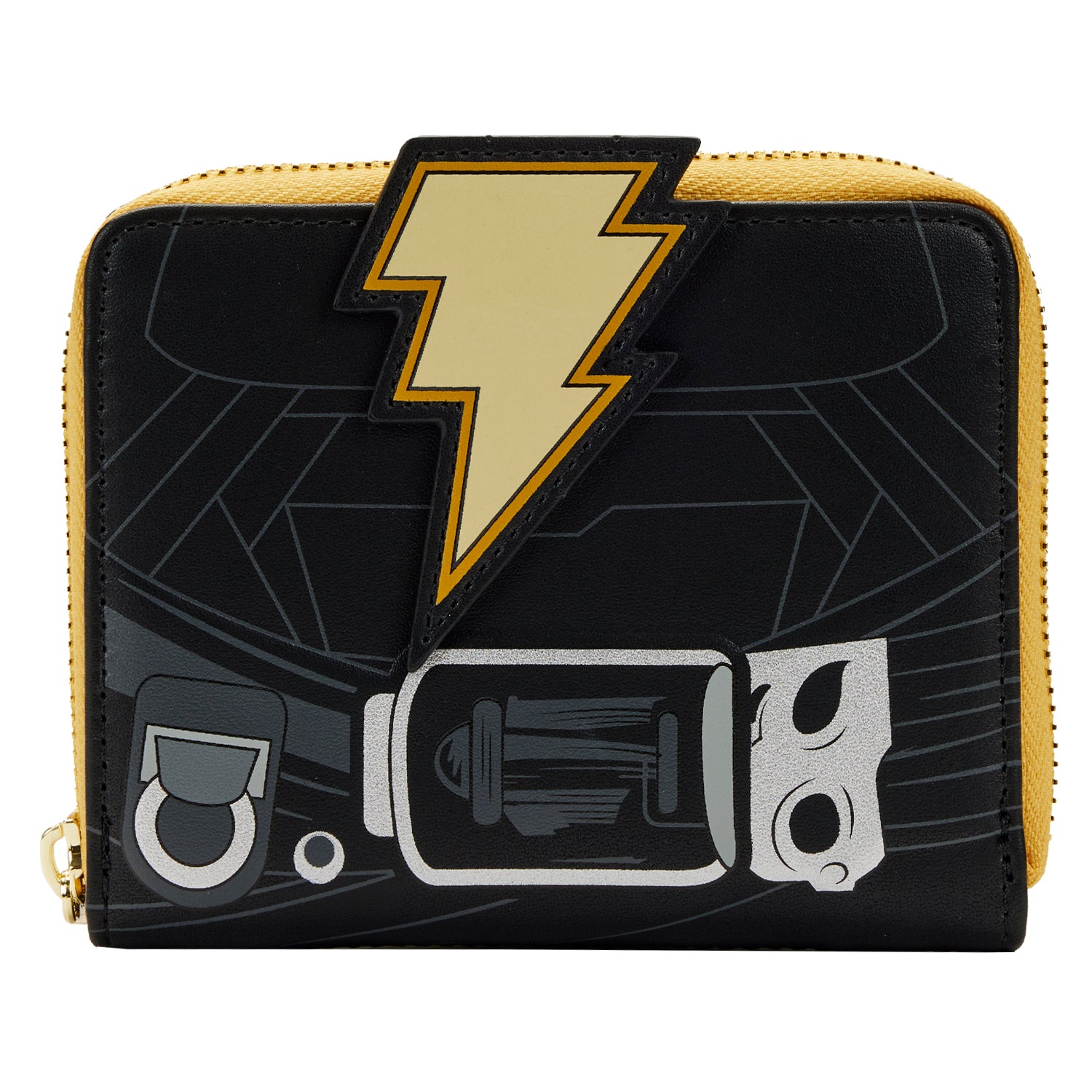 LOUNGEFLY DC Comics Black Adam Light Up Cosplay Zip Around Wallet IN S ...