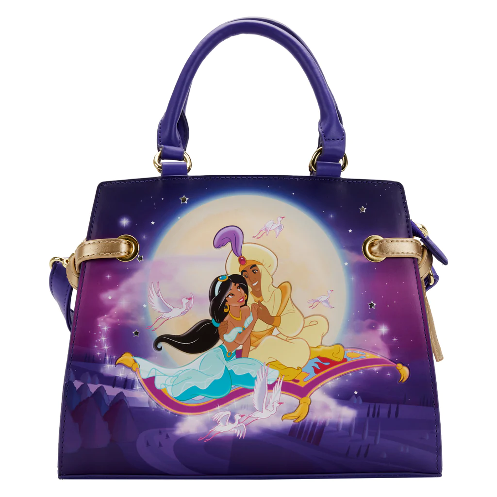 LOUNGEFLY DISNEY Aladdin 30th Anniversary Crossbody Bag – Collectors ...