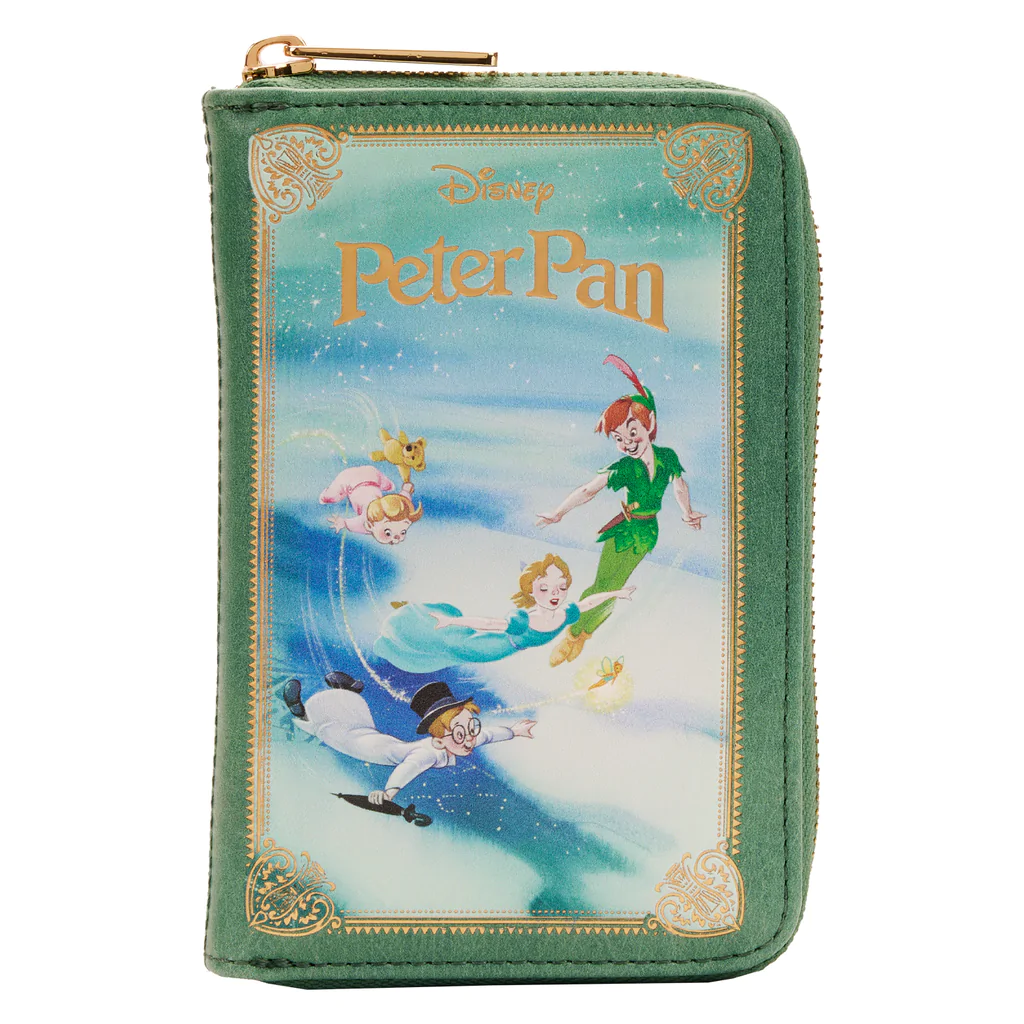 LOUNGEFLY Disney Peter Pan Book Zip Around Wallet – Collectors Outlet llc