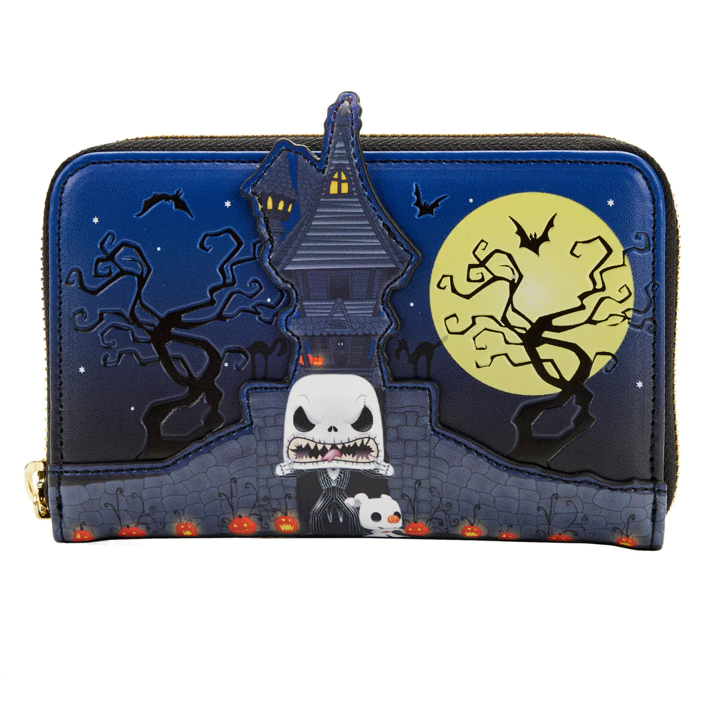 LOUNGEFLY Disney Funko Pop! by Loungefly Jack Skellington Zip Around W ...
